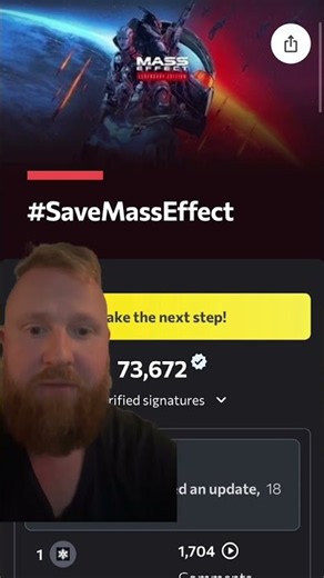 Petition Save Mass Effect!! #bioware #dragonage #masseffect #savemasseffect #masseffectisalive