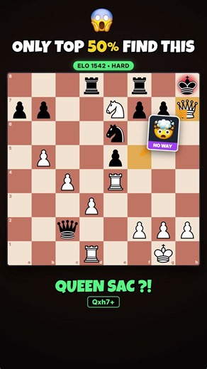 Daily mate in 2: White to play and win #chess #shorts