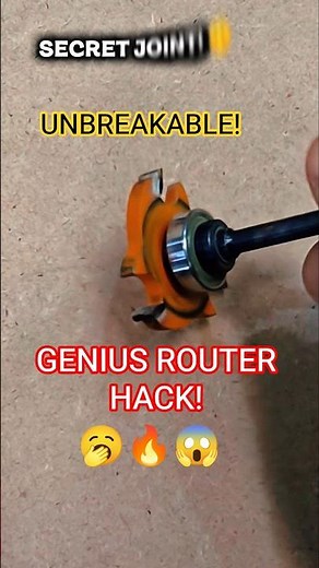 This Router Trick Changes Woodworking Forever! 🤯 #shorts #woodworking #diy