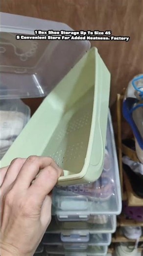 1 Box Shoe Storage Up To Size 45 Convenient #boxshoestorage