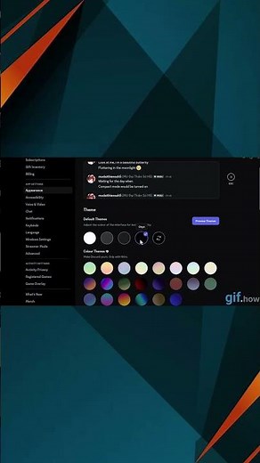 Light or Dark? Change Your Discord Theme in Seconds! ⚡ #gifhow #discord #shorts
