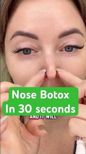 Nose Botox: all points to do and Not to do