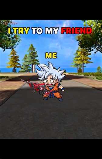 Free Fire funny moments: my noob friend always loses