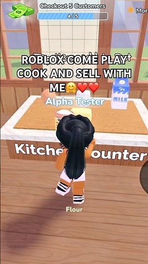 Roblox Cooking Simulator 🍳 Can I Survive This? 😂 #shorts #roblox