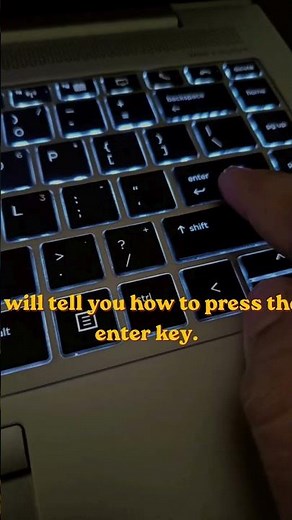How to press ENTER #shortcutkeys #windows #computereducation
