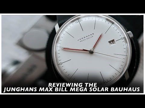Reviewing the Junghans max bill Mega Solar Bauhaus