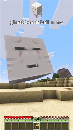 Ghast Beach Ball in Minecraft 🏐