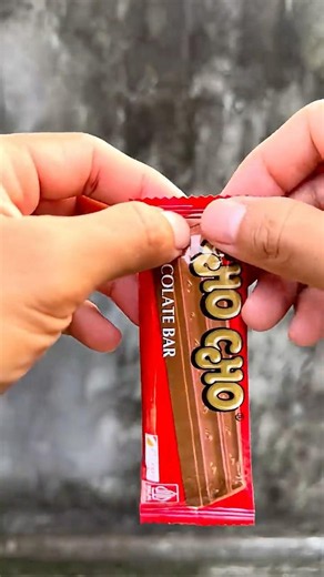 Unboxing Cho-Cho Chocolate Bar 🍫 Sweet ASMR #shorts