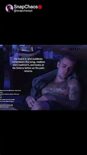 When Justin Heard the Song... He Looked at His Selena Tattoo 🥹 #justinbieber #hailey #shorts #viral