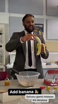 Practical experiment which recreates the digestion process in the #classroom. #teacher #digestion