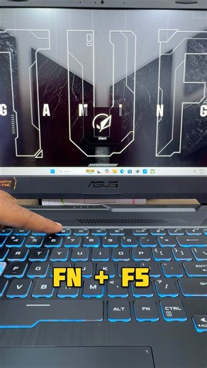ASUS TUF Gaming Laptop Silent Mode, Performance Mode & Turbo Mode Shortcut Key 🔥 | Tech By Abrar