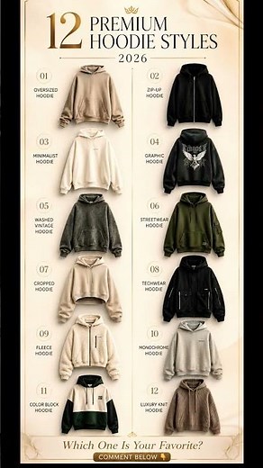 12 Premium Hoodie Styles 2026 🔥 | Luxury Hoodies Every Guy Needs This Year! #ytshorts#fashion#shorts