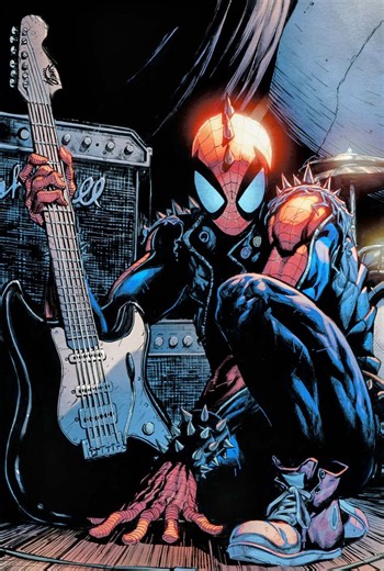 I will never stop talking about this guy #spiderpunk #spiderman #hobiebrown #fypシ #fyp