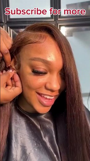 2 Part Sew ins with Leave Out! Side Part Hairstyle or Middle Part Hairstyle Tutorial #elfinhair