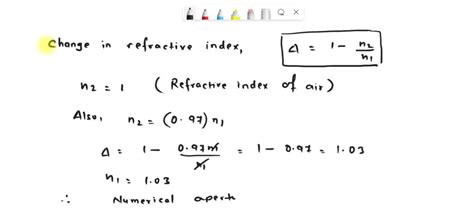 Solved Define Numerical Aperture And Derive An Expression For