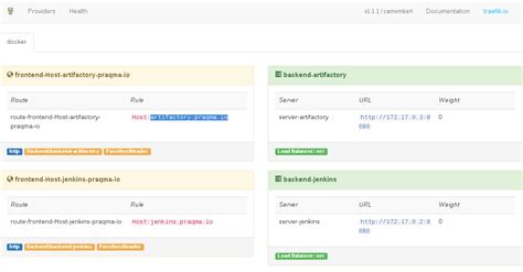 traefik reverse proxy for docker containers on ubuntu 16