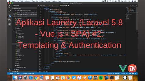 lib laravel vue login example