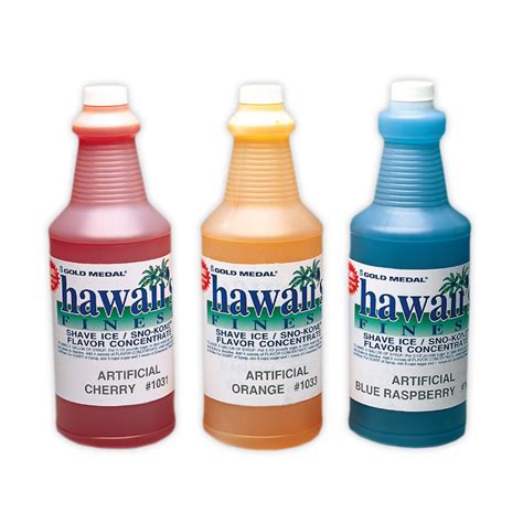 Gold Medal Hawaiis Finest Shaved Ice Syrup Concentrate Blue Hawaii