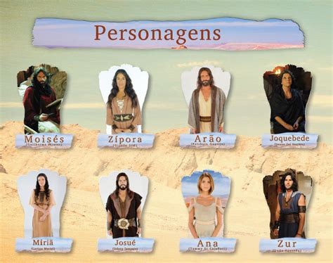 Veja Fotos Do Elenco E Personagens De Os Dez Mandamentos Nova Temporada