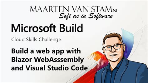how to build a web app with blazor webassembly and vs code