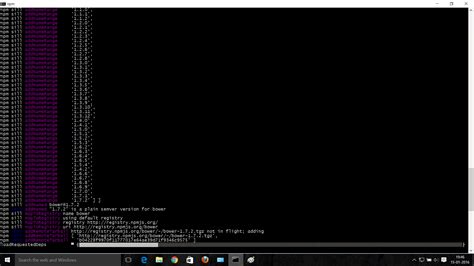 node js unable to install bower using npm on windows 10