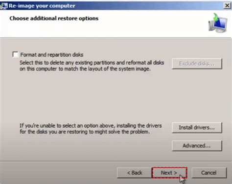 Restore Windows 7 Image Backup From An External Hard Drive