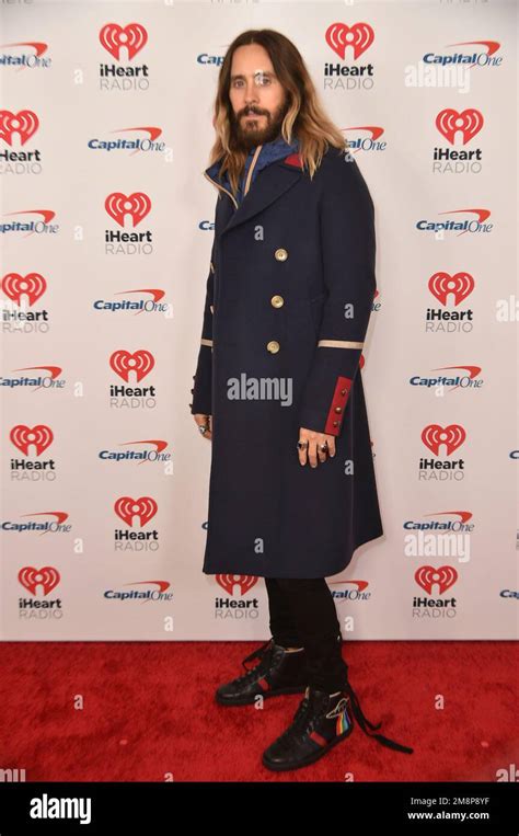 Jared Leto Arrives At Iheartradios Alter Ego On Saturday Jan 14