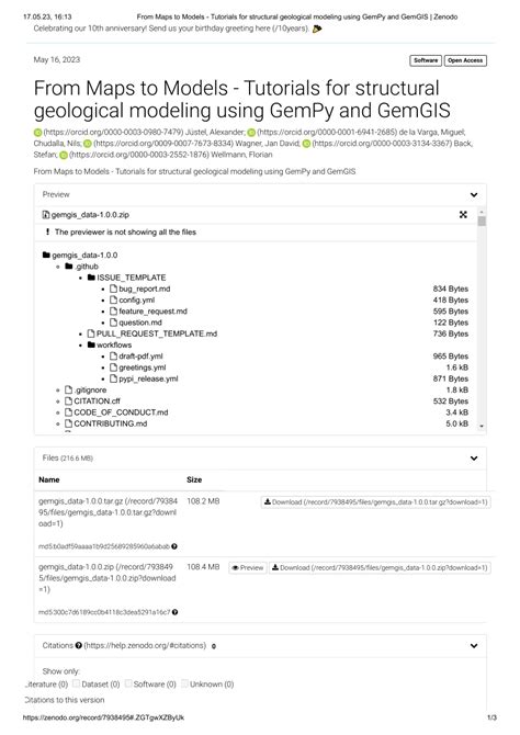 pdf from maps to models tutorials for structural geological