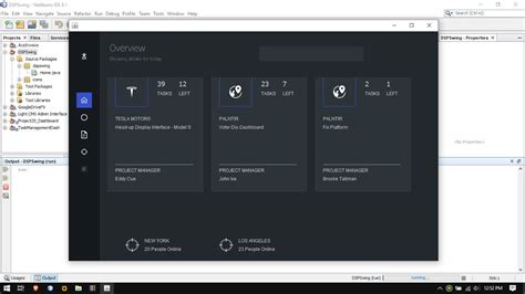 java swing ui a sample dark ui youtube