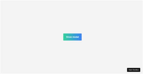 use async modal animated dialog codesandbox