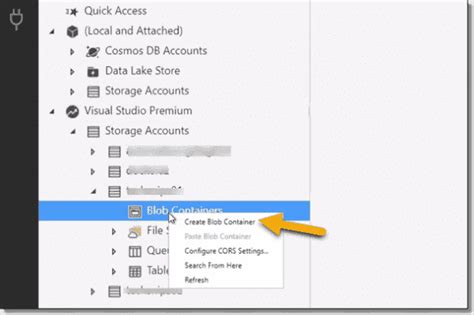 azure storage explorer manage table blog queue and file storage