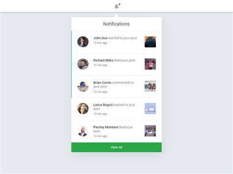 notification ui design html css sass bootstrap kiran workspace