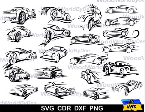 Car Bundle Svg Car Silhouette Svg Car Decal Svg Muscle Car Svg Race
