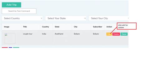 how to update multiple table rows using single edit button in laravel