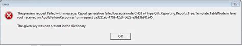 preview request failed with message qlik community 1210988