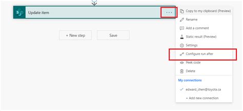 how to configure run after command in microsoft power automate creospark