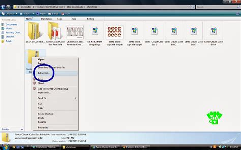 kisses free printable how to extract a zip file and santa christmas