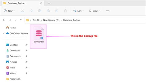 backup database in postgres