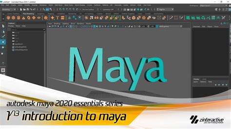 introduction to maya autodesk maya essentials series lesson 1 13