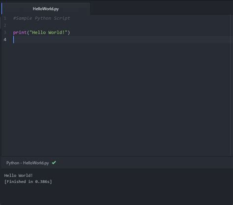 running python in in windows
