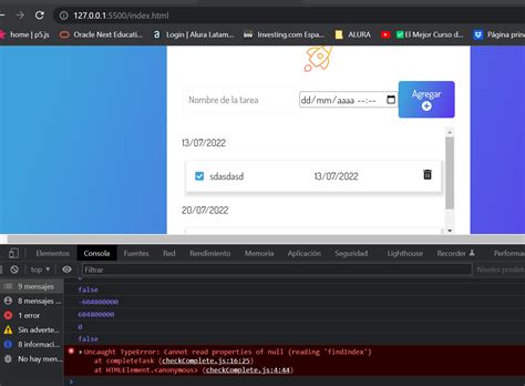 js en la web almacenando datos en el navegador alura latam cursos