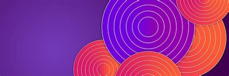 Premium Vector Abstract Pink Purple Orange Colorful Banner Background