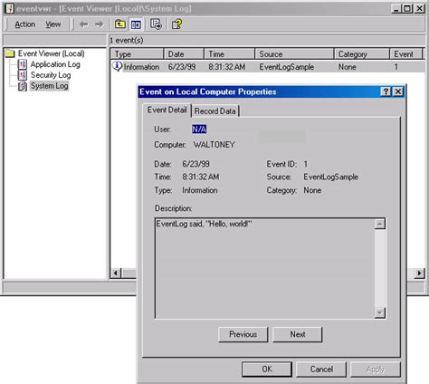 logging errors