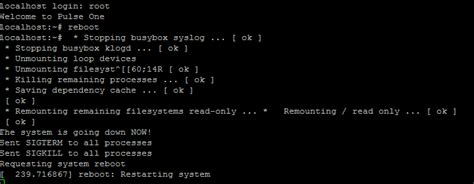 reboot after install