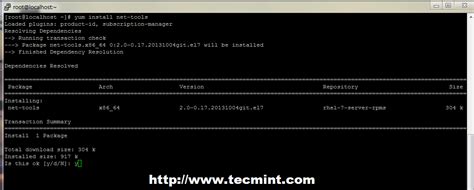 how to configure network static ip address and manage services on rhel