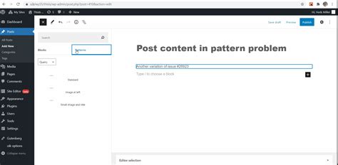 fatal errors due to infinite recursion with full site editing · issue