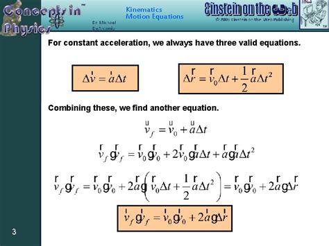 Kinematics Motion Equations Of Motion Constant Acceleration Problem