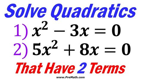 How To Solve Systems Of Quadratic Equations