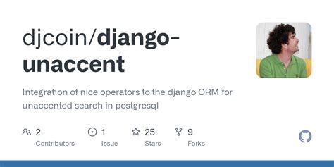 github djcoin django unaccent integration of nice operators to the