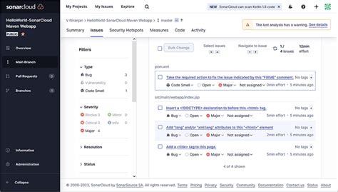 sonarcloud tutorial static code analysis using sonarcloud